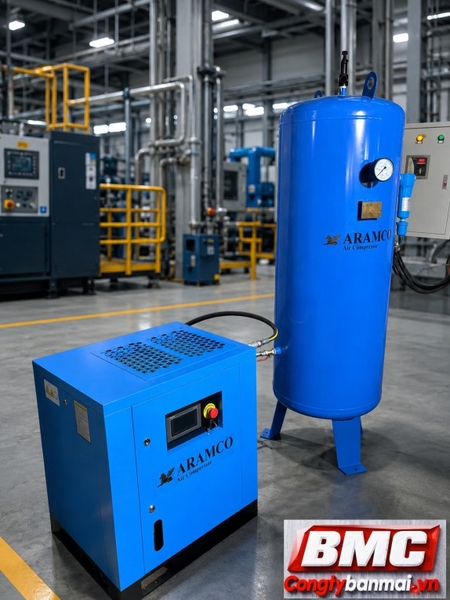 Máy nén khí trục vít biến tần 10hp Aramco HD-7,5VSD giá rẻ
