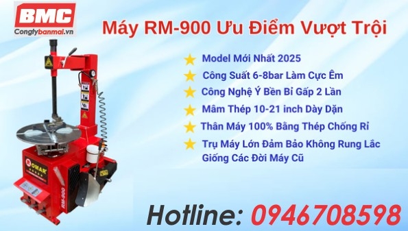 Máy ra vào lốp xe máy RM-900
