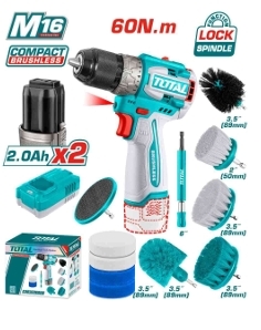 Bộ combo máy khoan TDLI16681 không chổi than dùng pin 16V & 11 bàn chải ...