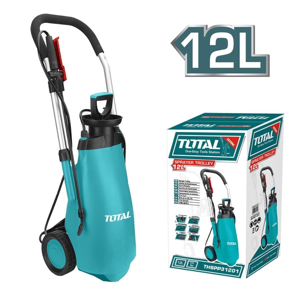 Bình phun có xe đẩy 12L - THSPP31201 | SIÊU THỊ MÁY MÓC THIẾT BỊ