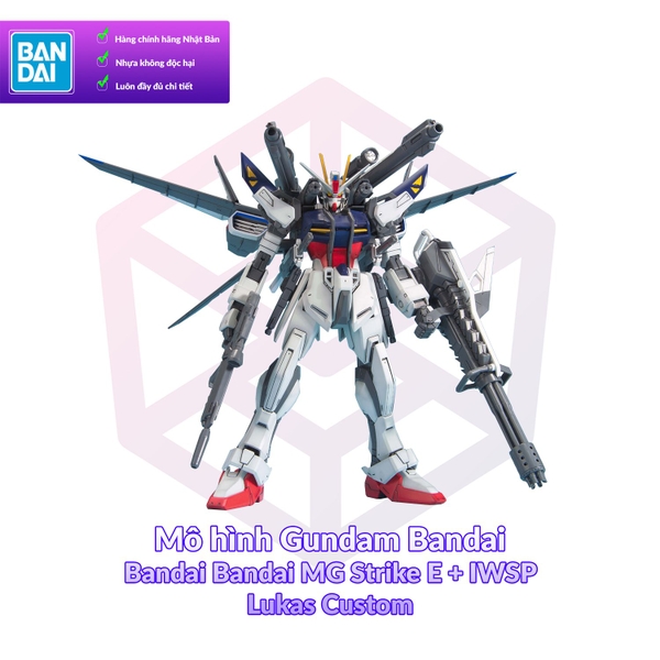 Mô hình Gundam Bandai Bandai MG Strike E + IWSP Lukas Custom 1/100 SEED ...
