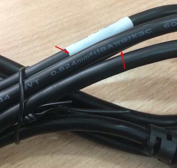 Dây Nguồn 3 Chân 2 Dẹt 1 Tròn Có Tiếp Địa Cisco 72-0259 LOROM LR-03A LR ...