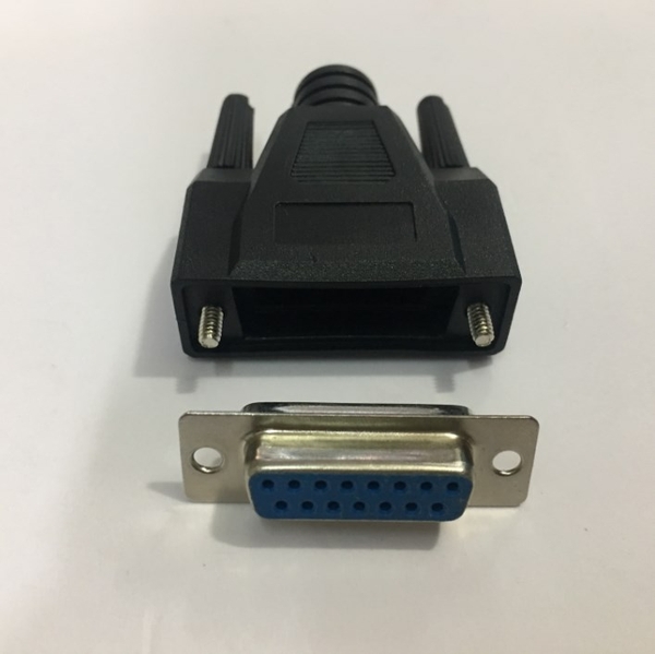 Bộ Rắc Hàn Cổng D-SUB 15 Chân Hai Hàng Âm DB15 Female 2 Row 15Pin PVC ...
