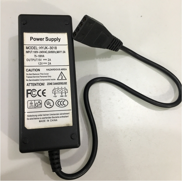 Bộ Chuyển Đổi Nguồn Adapter 12V 2A 5V 2A HYJK-3018 For HDD ODD Power ...