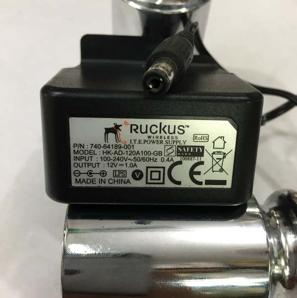 Adapter Original 12V 1A RUCKUS HK-AD-120A100-GB Connector Size 5.5mm x ...