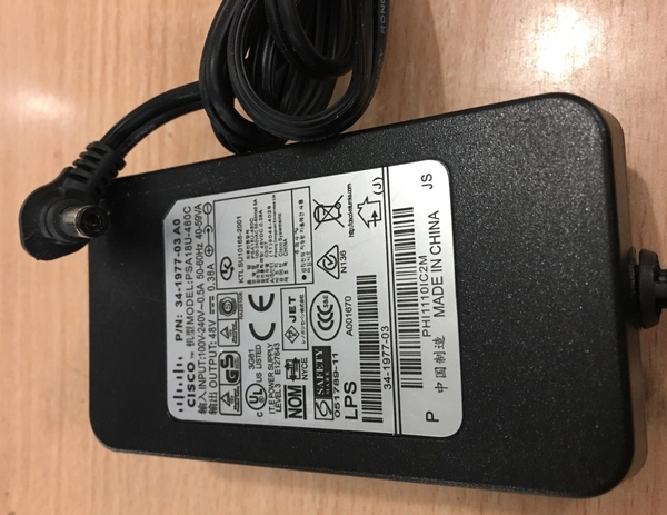 Adapter Original Cisco 48V 0.38A PSA18U-480C 34-1977-03 For Cisco ...