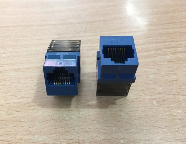 Nhân Mạng Alantek Cat5e 302-202LF1-00BU MODULAR JACK RJ45 CAT5E Blue ...