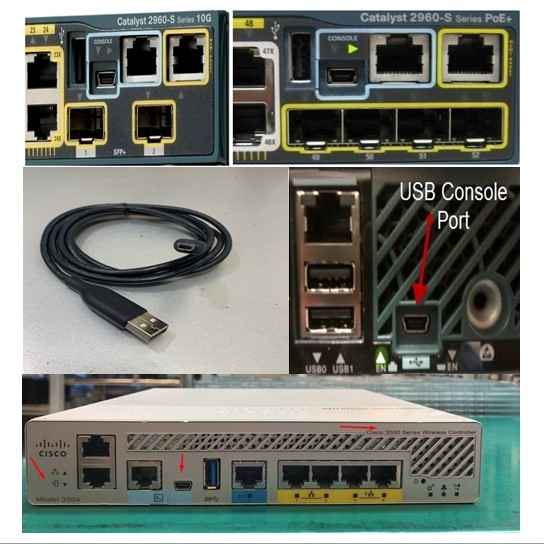 Cáp Điều Khiển OEM Cisco CAB-CONSOLE-USB Console Cable 1.3M With USB ...