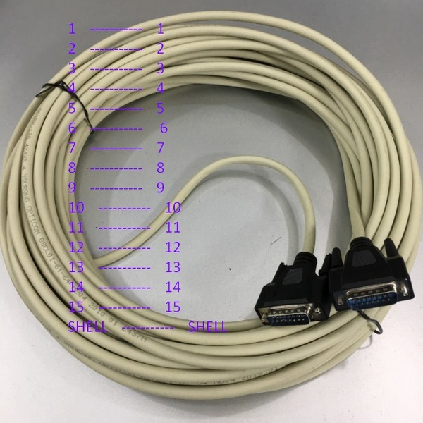 Cáp Kết Nối 15Pin 2x Row DB15 Male to Male 15P D-Sub Straight Through ...