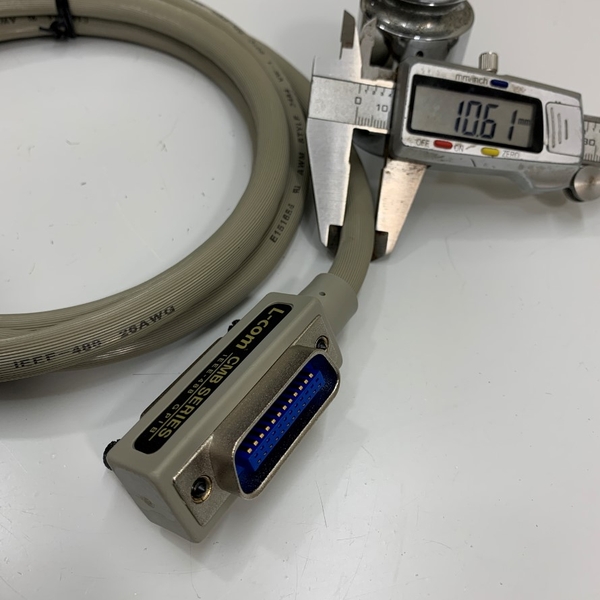 Cáp GPIB/IEEE-488 L-COM CIB24-2M Dài 2M 6.5ft 24 Position Plug Double ...