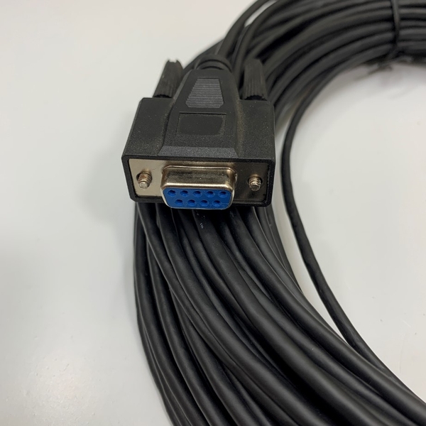 Cáp RS232C Serial Null Modem Dài 20M Cable Slim OD 3.4mm Shielded ...
