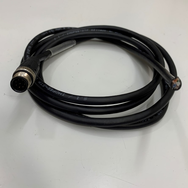 Cáp 3M 10ft M12 8 Pole A-Code Male to 8 Core Open End Cable Shielded ...