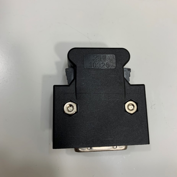 3M 10326 Solder Type SCSI MDR 26 Pin Male Cable Connector For AC Servo ...