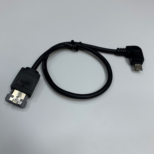 Cáp 0.3M 1ft Cable 90° Right Angle Micro 5 Pin USB 2.0 Male to eSATA ...