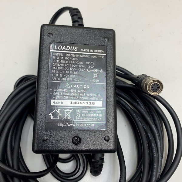 Adapter Original 12V 2.5A 30W LOADUS GQ-3012 Connector Size Hirose ...