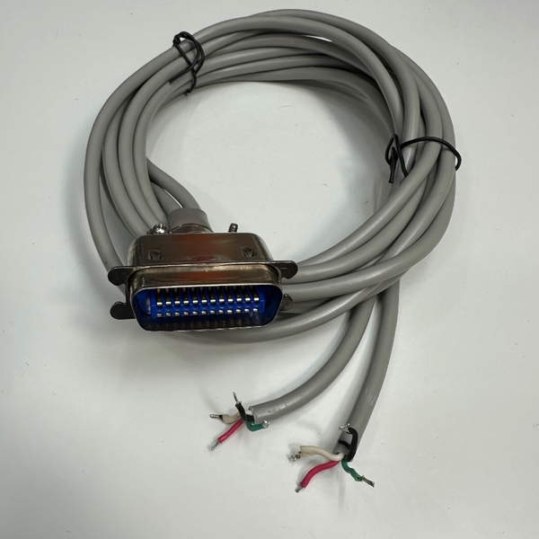 Cáp 2M 6.5ft Centronics 24 Pin Male to 8 Core Wire Open End