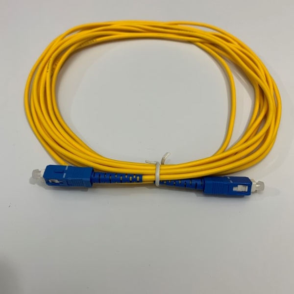 Dây Nhẩy Quang 5M SC to SC UPC Single Mode Fiber Optic OS2 9/125µm ...