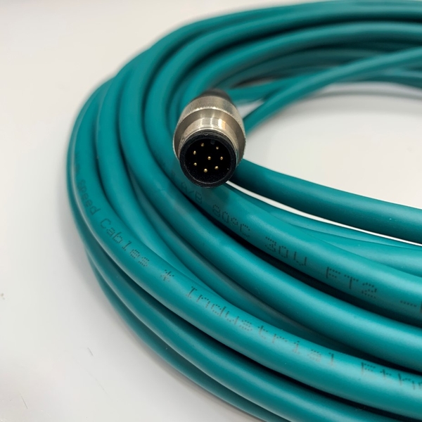 Cáp CCB-84901-1004-10 185-0254R 33Ft Dài 10M Cable Ethernet COGNEX M12 ...