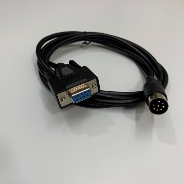 Cáp AX-KO1786-500 RS-232C 17Ft Dài 5M Cable DIN 8 Pin Male to DB9 ...
