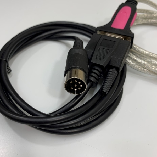 Cáp USB Converter Cable AX-KO1786-200 RS-232C 10Ft Dài 3M USB to DIN 8 ...
