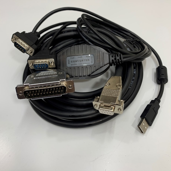 Cáp USB to 2 Port RS232 Converter + Cáp Điều Khiển Chất Lượng Cao CNC ...