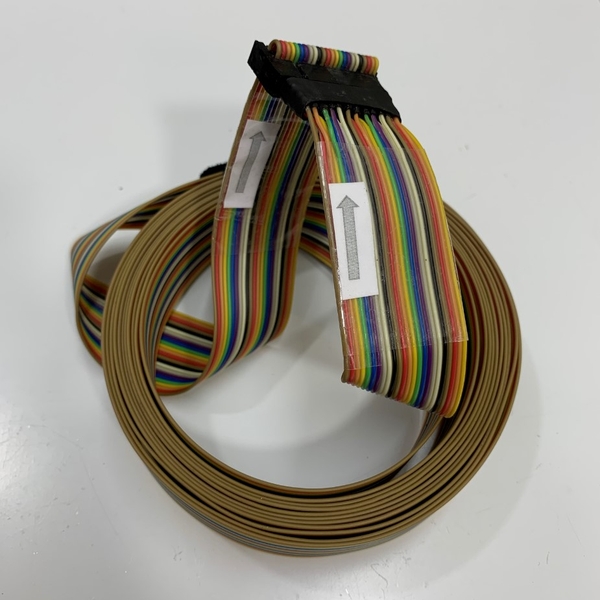 Cáp Flat Ribbon Rainbow Cable 13Ft Dài 4M FC-FD IDC 24 Pin 2.54mm Male ...