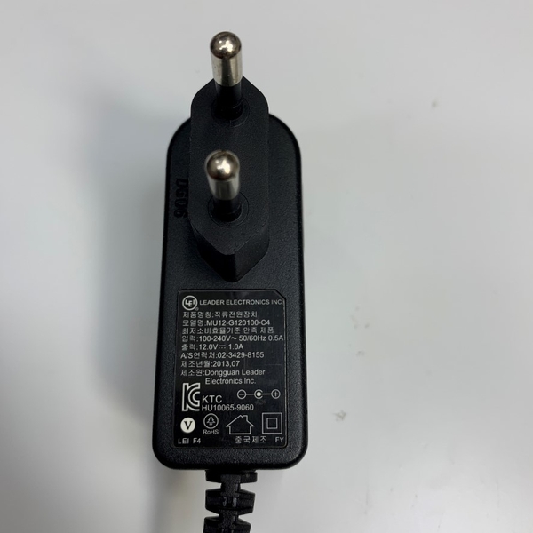 Adapter 12V 1A 12W LEI MU12-G2120100-C4 Connector Tip Size 5.5mm x 2 ...