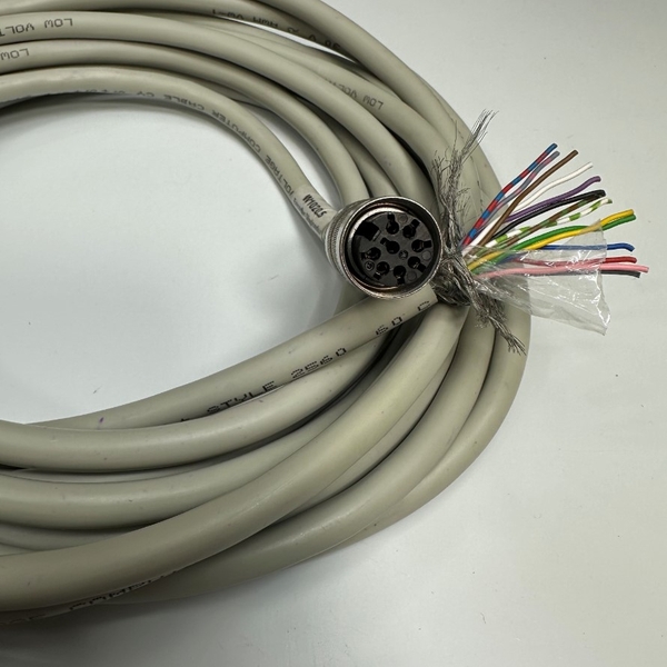 Cáp 5.7M 19ft Connector M16 AISG 8 Pin DIN Female to 8 Core Bare Wire ...