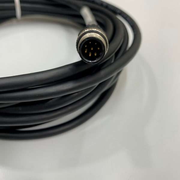 Cáp M12EN-M8SR-7M D201903 Dài 7M M12 A-Code 8 Pin Male to RJ45 Ethernet ...