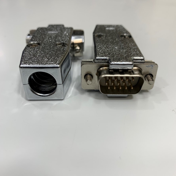 Đầu Jack Hàn VGA 15 Pin D-SUB DB15 Male Metal Connector Gold Plated ...