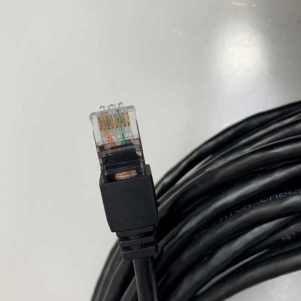 Cáp 15M 50ft M12 D-Code 4 Pin Male to RJ45 Ethernet 24AWG SFTP Shielded ...