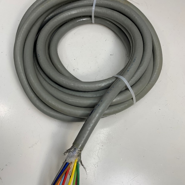 Cáp 6M 20ft Shielded Cable FUJI E.W.C MVVS 12 Core x 1.25mm² 16AWG 105 ...