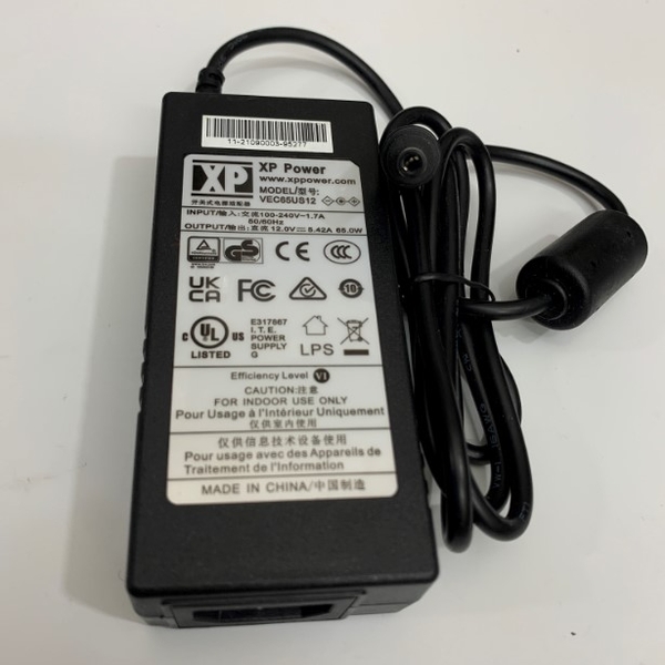 Adapter 12V 5.42A 65W XP Power Connector Size 5.5mm x 2.5mm For Juniper ...