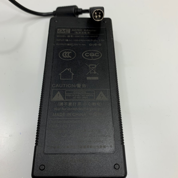 Adapter 12V 10A 120W GVE Connector Size 4 Pin 10mm Mini Din OEM ...