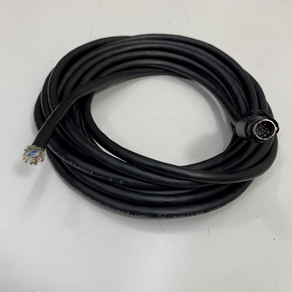 Cáp Điều Khiển GT10-C50R4-8P Dài 5M 17ft RS-422 Cable Shield Connector ...