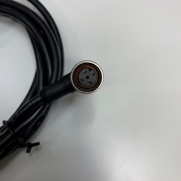 Cáp 2.5M 8.4ft MQDC-415RA Banner Cable Connector Right Angle M12 A-Code ...