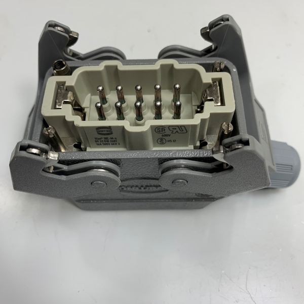 Đầu Nối Điện Công Nghiệp 10 Pin 16A 500V 6KV3 Harting Han 10E-M-S ...