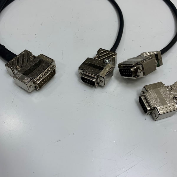 Cáp DB15 Male D-Sub 2 Rows to Three 3 Port DB9 Male Splitter Y Cable ...
