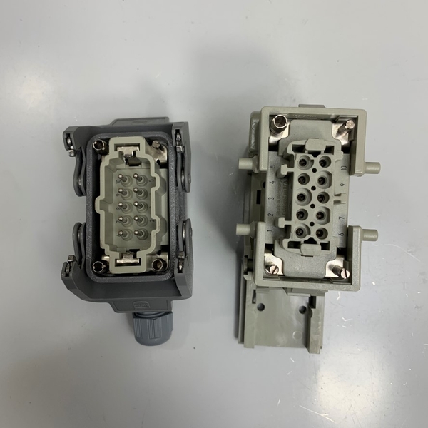 Đầu Nối Điện Công Nghiệp 10 Pin 16A 500V 6KV3 Harting Han 10E-M-S ...