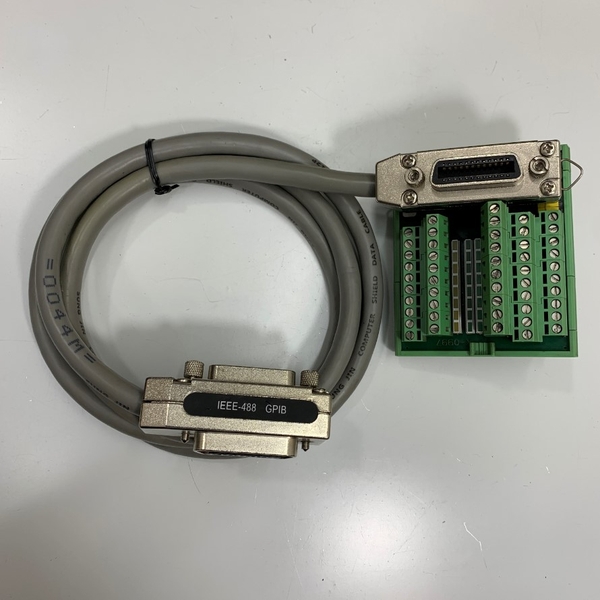 Combo FESTO IEEE-488 GPIB 24 Pin Centronics Terminal + Cable IEEE 488 ...