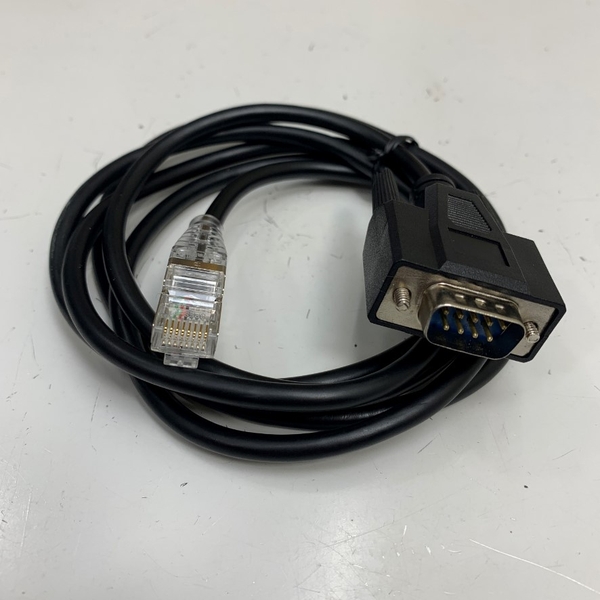 Cáp 1.5M 5ft RS232 Communication DB9 Male to Shielded RJ45 Cable Black ...