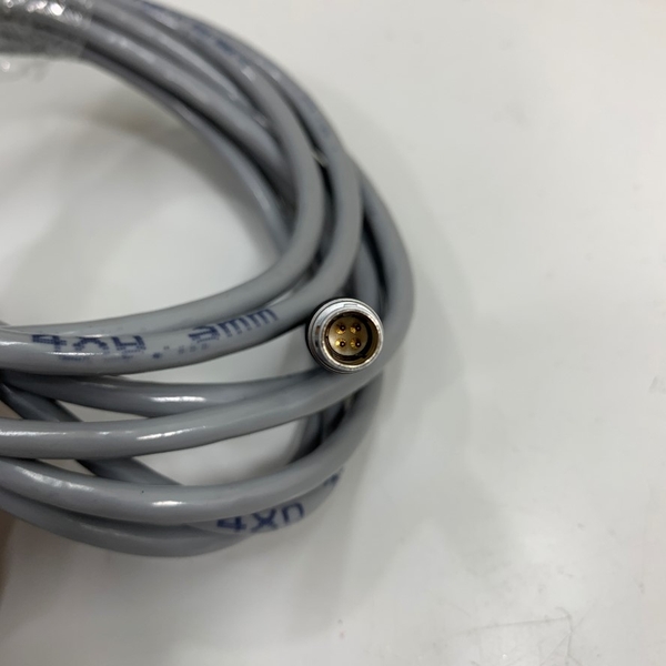Cáp A010500032 LEMO FGG 0B4 4 Pin Male to Male Connection Cable Dài 3M 10ft