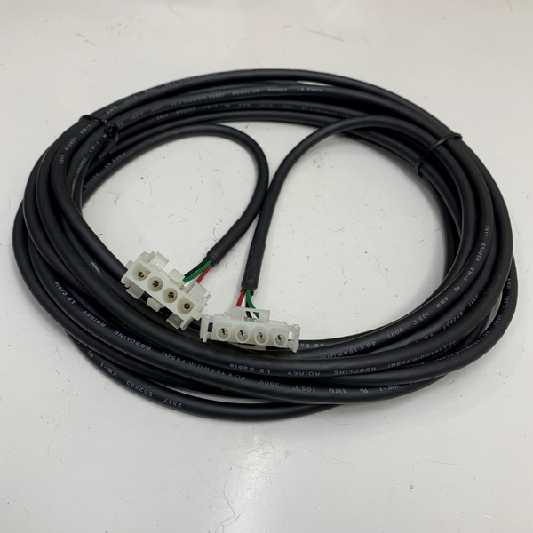 Cáp 7M 23ft AC Servo Motor Drive Cable Molex 4 Pin Male to Female 4 Way ...