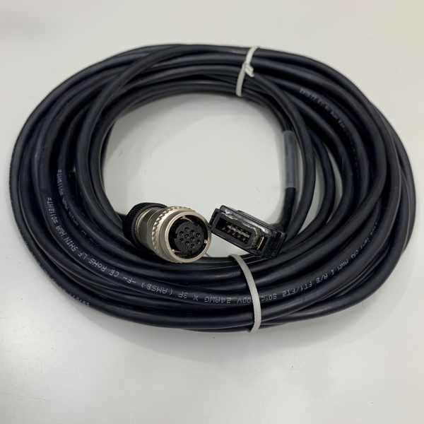 Cáp Mitsubishi Encoder Cable MR-J3ENSCBL15M-L/H Dài 15M 50ft For ...