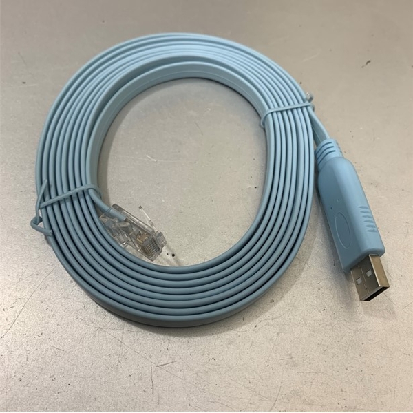 Cáp Cấu Hình Thiết Bị Mạng USB Console Cable USB to RJ45 With FTDI Chip ...