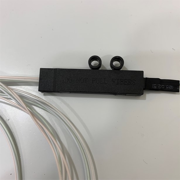 1x4 Fiber Ribbon Fibers Pigtail LC Single Mode OD 0.9mm White SM LC/UPC ...