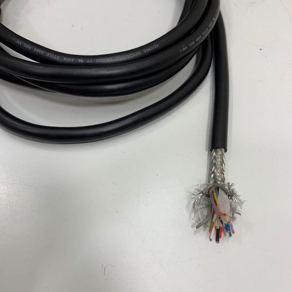 Cáp Keyence OP-87442 Dài 10M 33ft Power Cord Line IO Cable Hirose HR10A ...