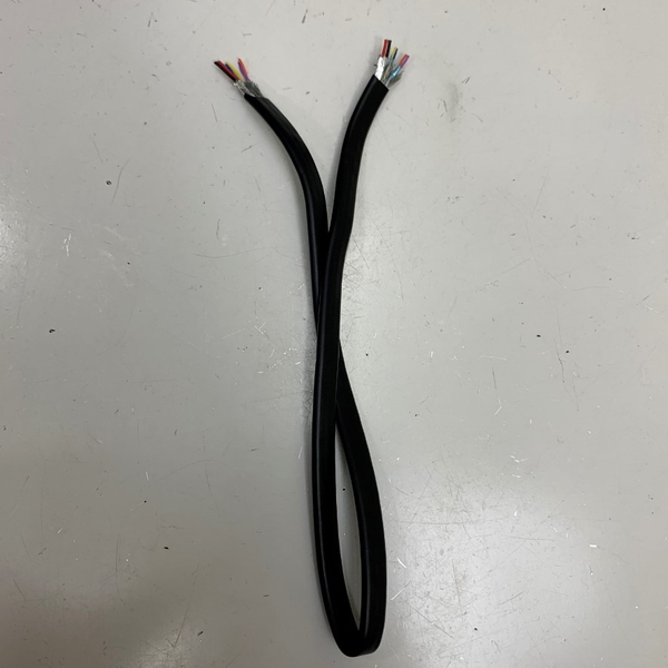 Cáp Điều Khiển 0.3M 1ft Shielded Flat Cable 6 Core 28AWG 80°C 30V ...