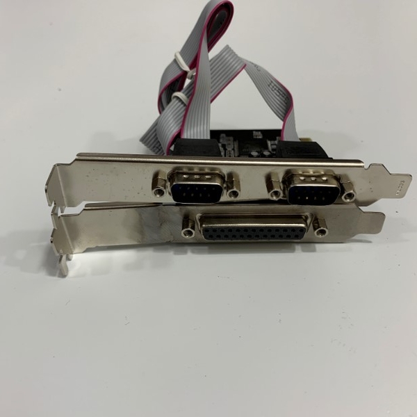 Card PCI Express Unitek Y-7508 2 Port RS232 Serial Com DB9 + 1 Port LPT ...