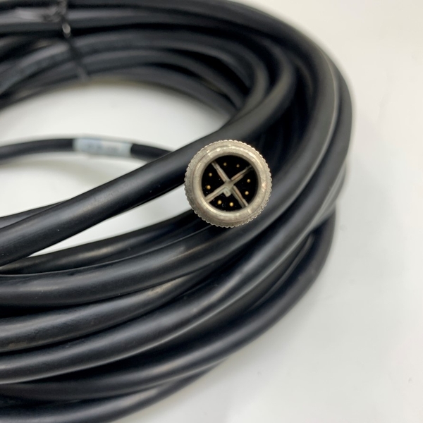 Cáp Điều Khiển X-Code-E-100 Dài 10M 33ft M12 X-Code 8 Pin Male to RJ45 ...